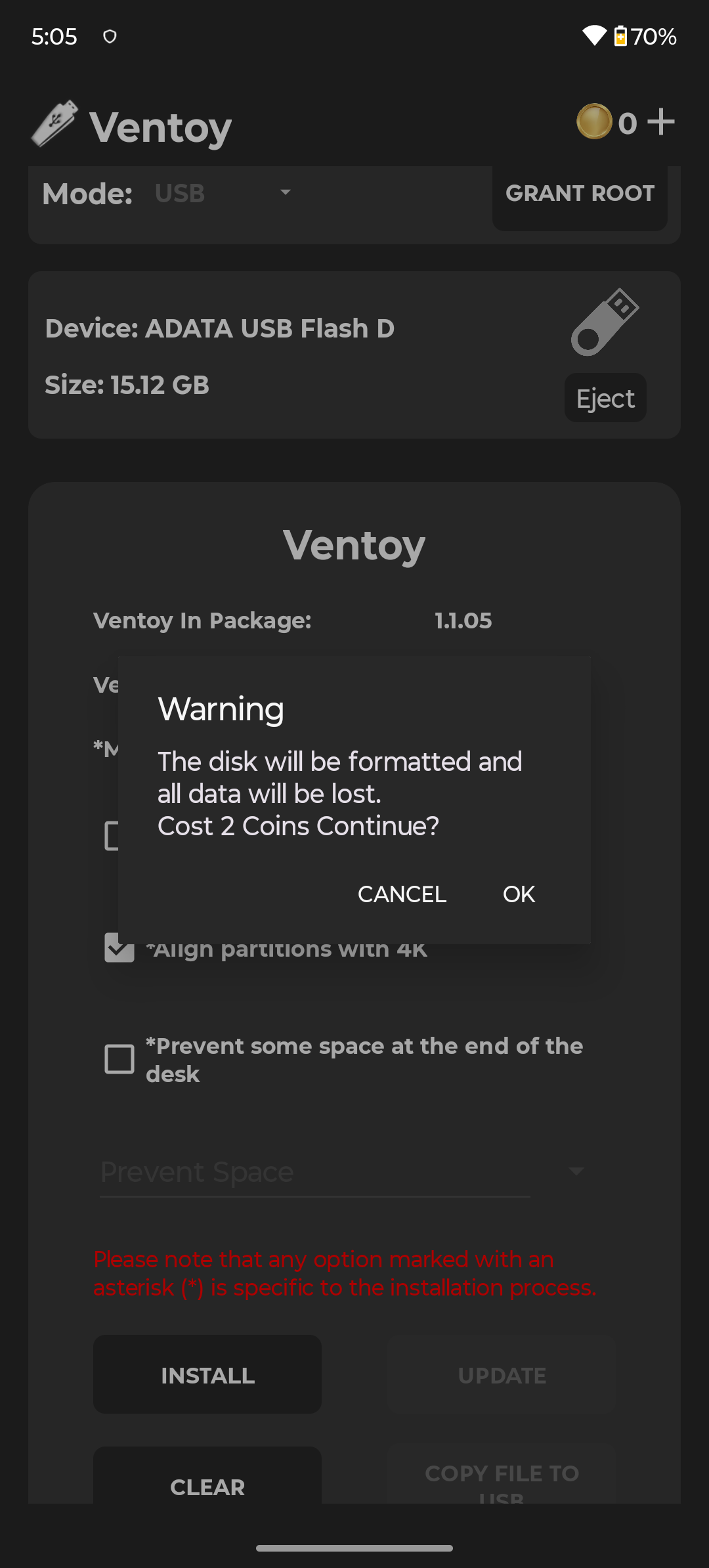 Ventoy (Unofficial) - descarga la última versión 8.8.4 APK para Android gratis